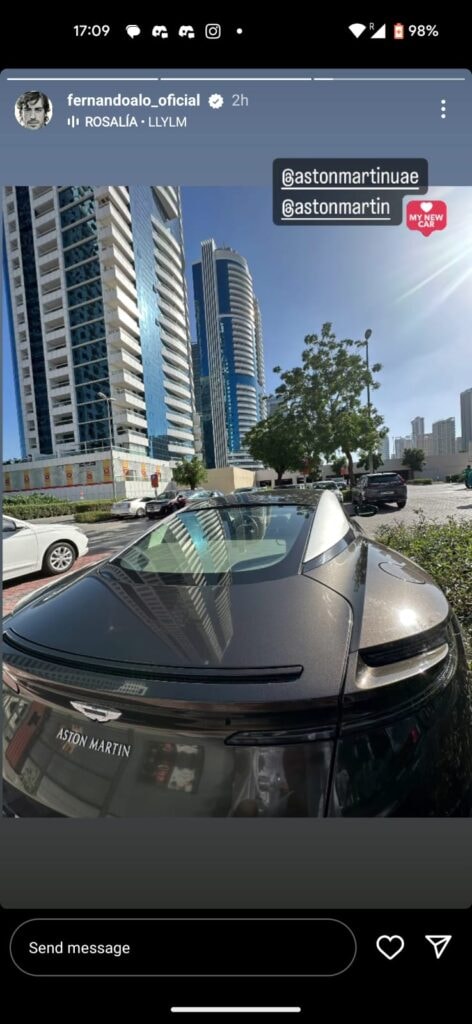 Fernando Alonso Flexes His $235,000 Aston Martin Amidst Continued ...