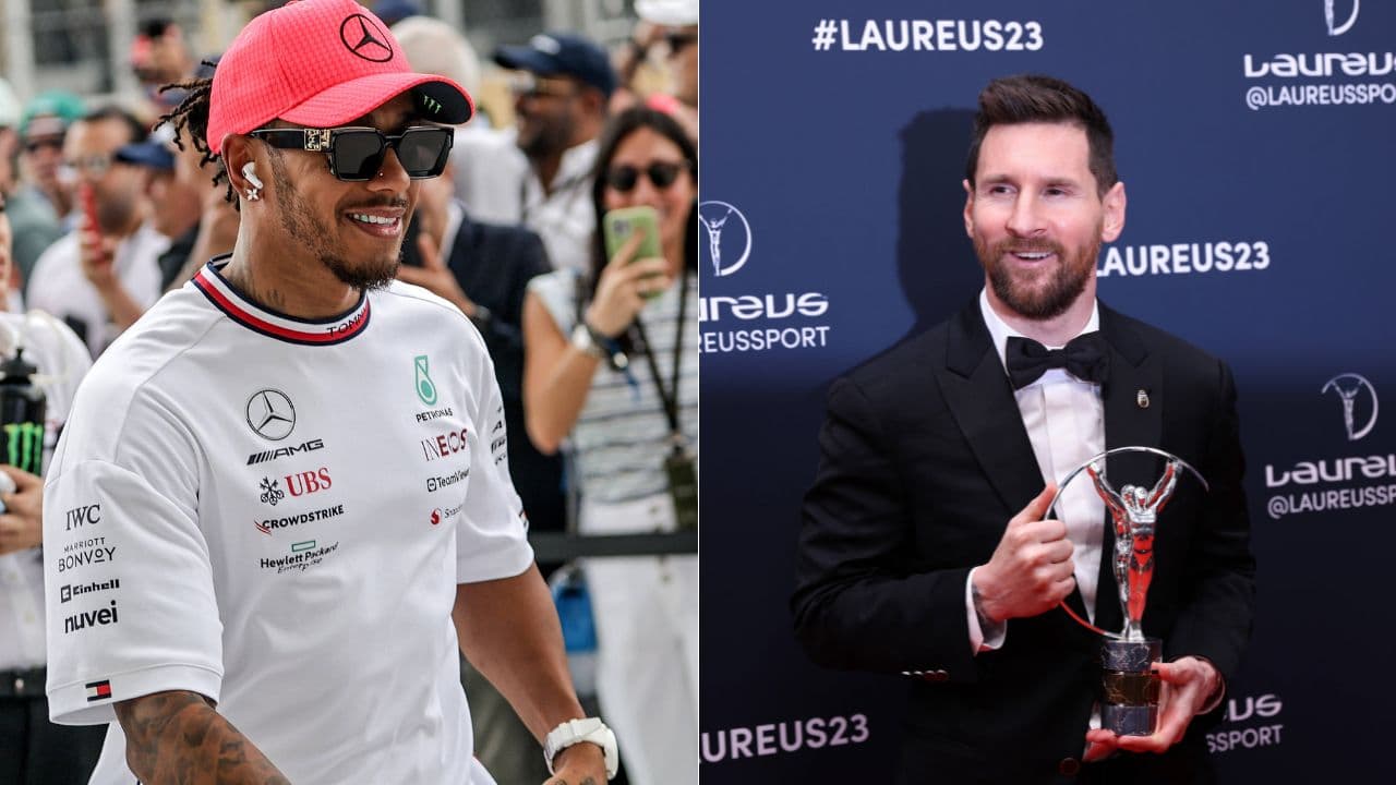 Lewis Hamilton’s Confidante Hails Lionel Messi for Matching 7x F1 ...