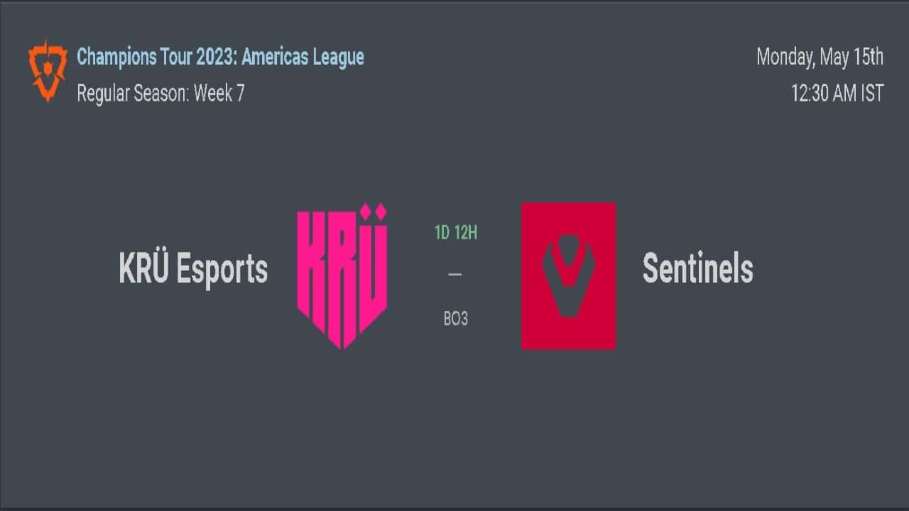 Valorant Americas Match-Up: KRU Esports vs. Sentinels; Predictions ...