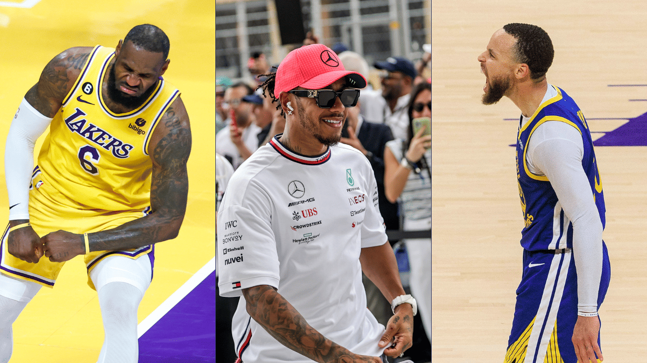 LeBron James Converts Lewis Hamilton Into a Lakers Fan Just a Year ...