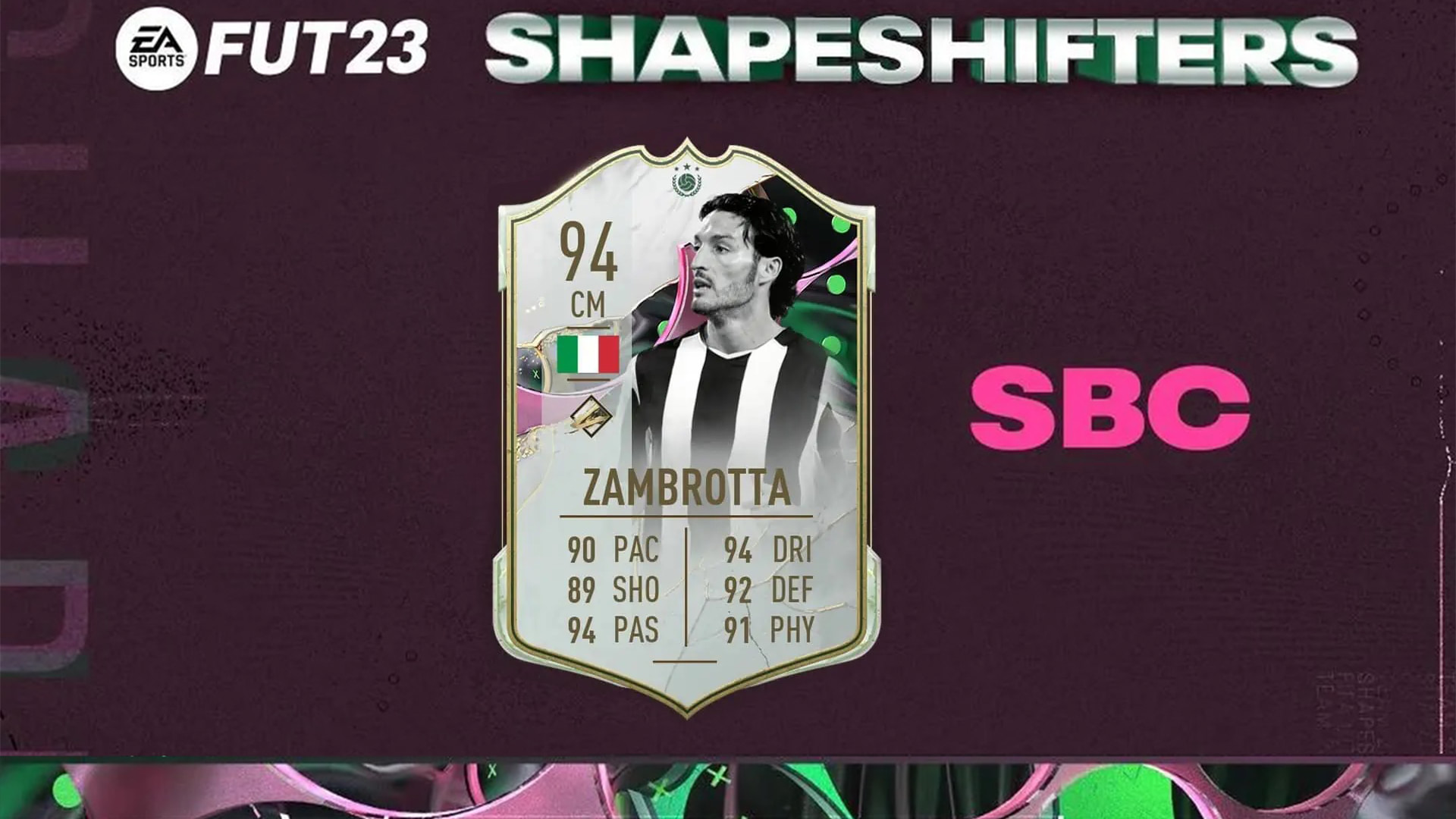 FIFA 23 Gianluca Zambrotta Shapeshifters Icon SBC: How to acquire this ...