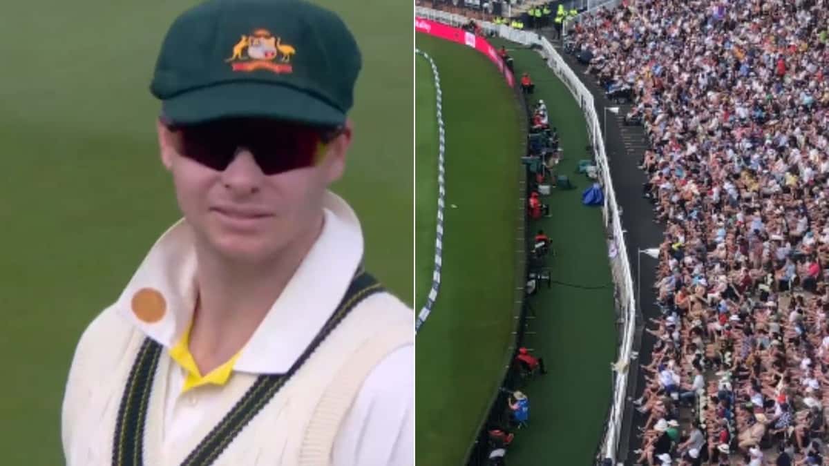 "We Saw You Cry...": Edgbaston Fans Troll Steve Smith With Sandpaper ...