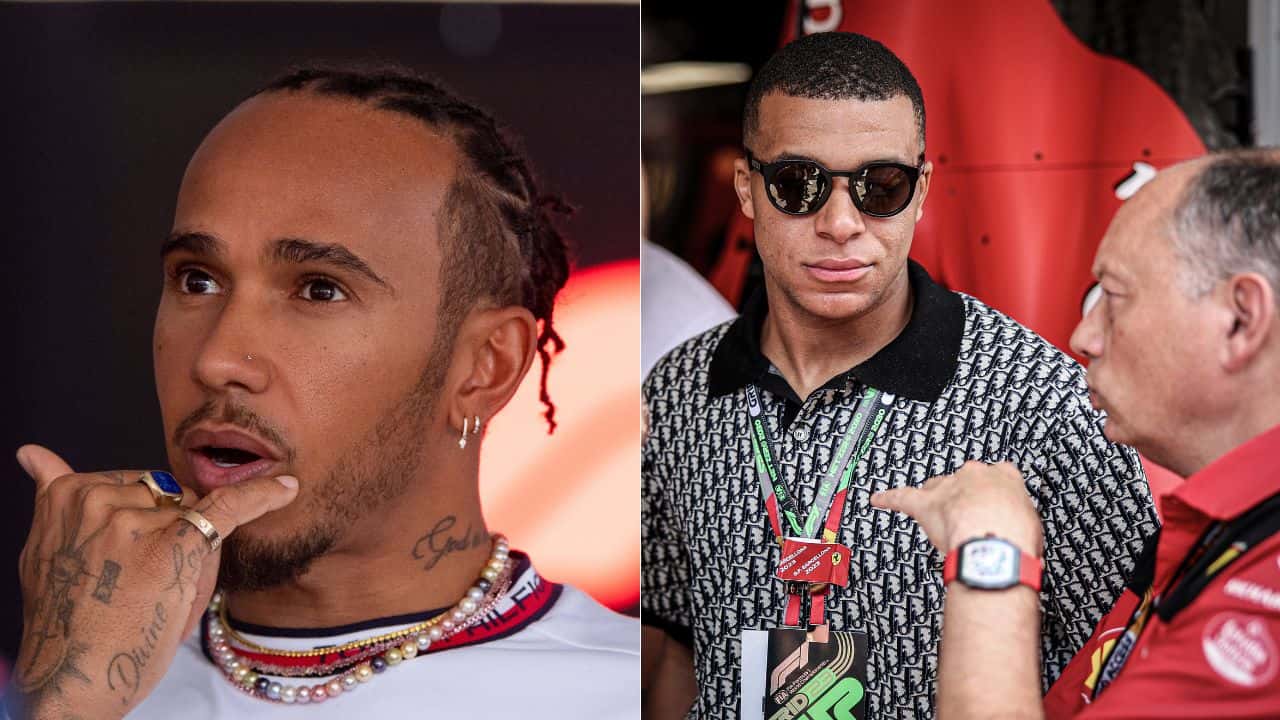 Fans Gush Over Kylian Mbappe as He Visits The Mercedes Garage Despite ...