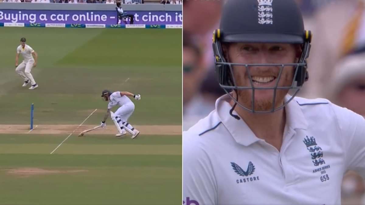 WATCH: Ben Stokes World Cup Final Moment Recreated In Lord's Ashes Test ...
