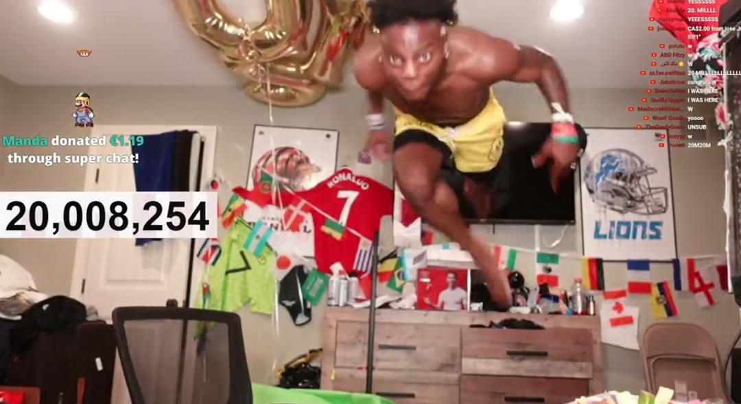 IShowSpeed hits the 20 million mark on YouTube but what happened next ...