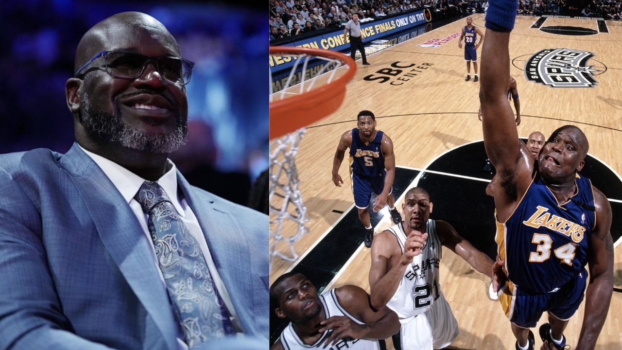 Shaquille O'Neal Causing a Blackout in the Arena with a Monster Block ...