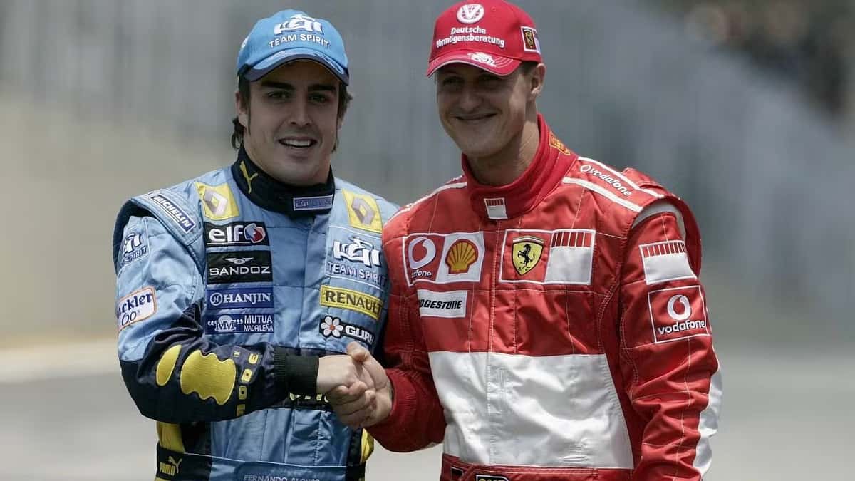 17 Years After Defeating Michael Schumacher, Fernando Alonso Claims He ...