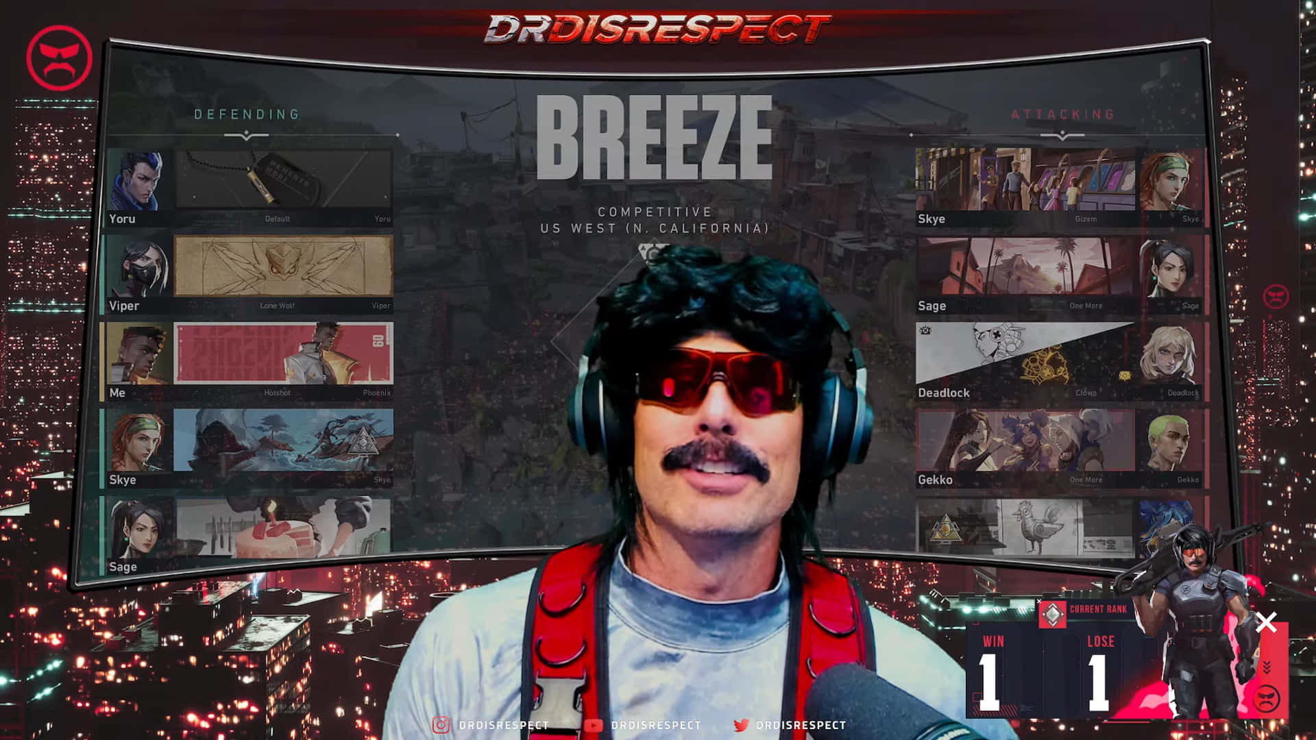 "I love Valorant" - DrDisrespect becomes a Valorant fan after an incredible solo queue grind ...