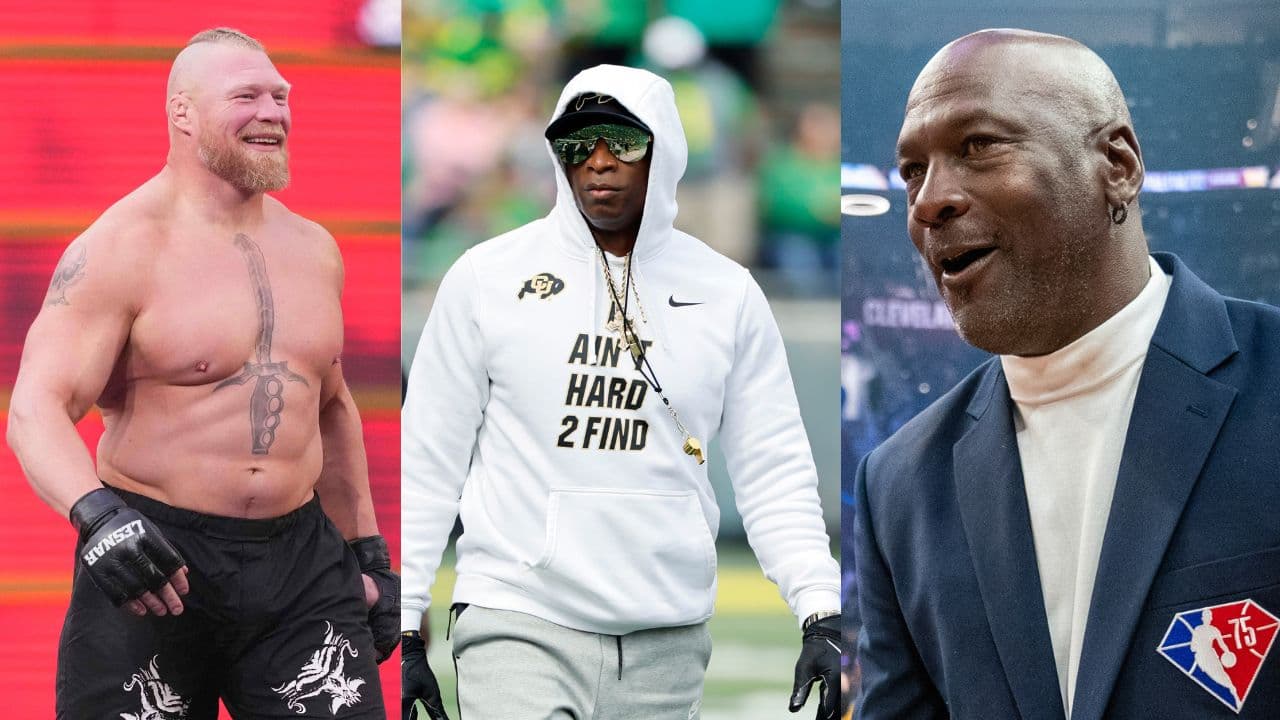 Like Michael Jordan & Brock Lesnar, Deion Sanders’ Two Sports Feat ...