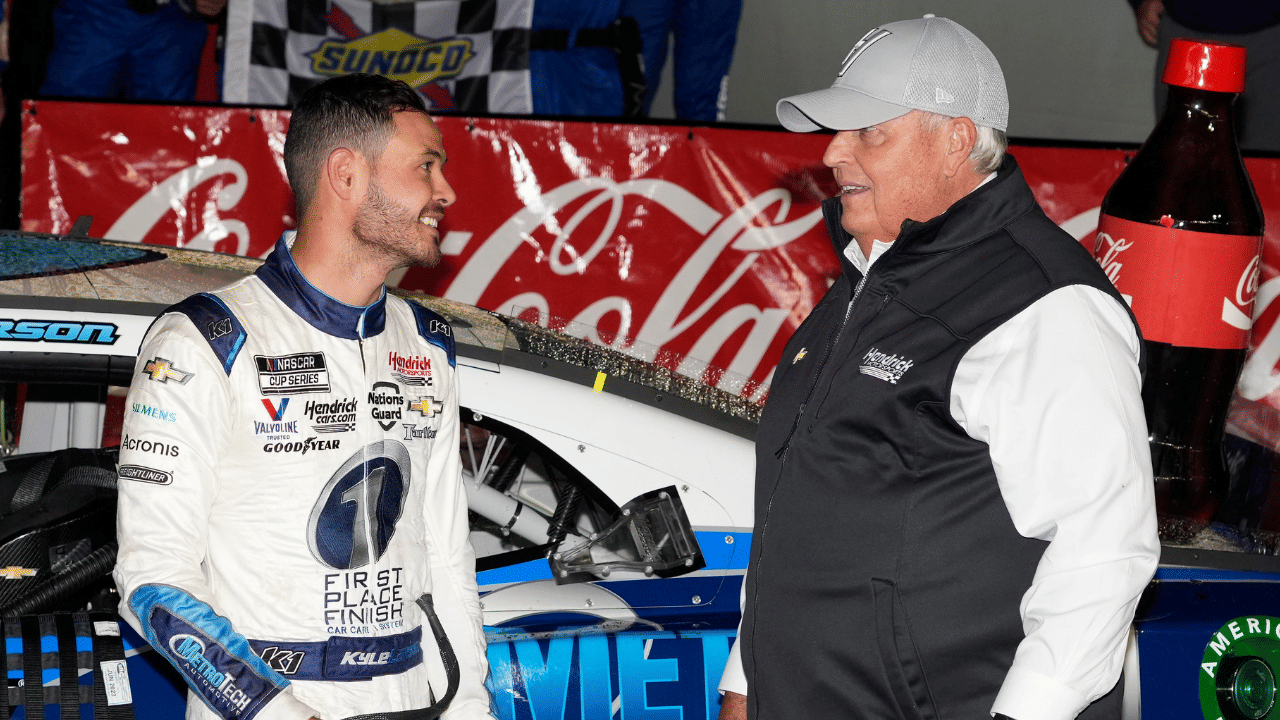 WATCH: Emotional Rick Hendrick Moment After Kyle Larson’s Win at ...
