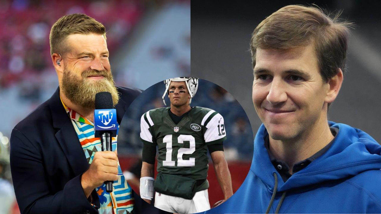 Eli Manning, Ryan Fitzpatrick React to a Tom Brady Graphic in Jets Jersey, Moments After Aaron ...