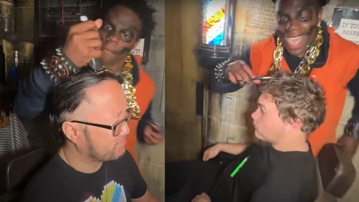 IShowSpeed takes the GOAT debate to another level and shaves strangers ...