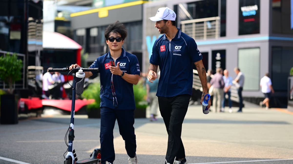 Yuki Tsunoda Keeping a Close Eye on Daniel Ricciardo ‘Goodness’ and ...