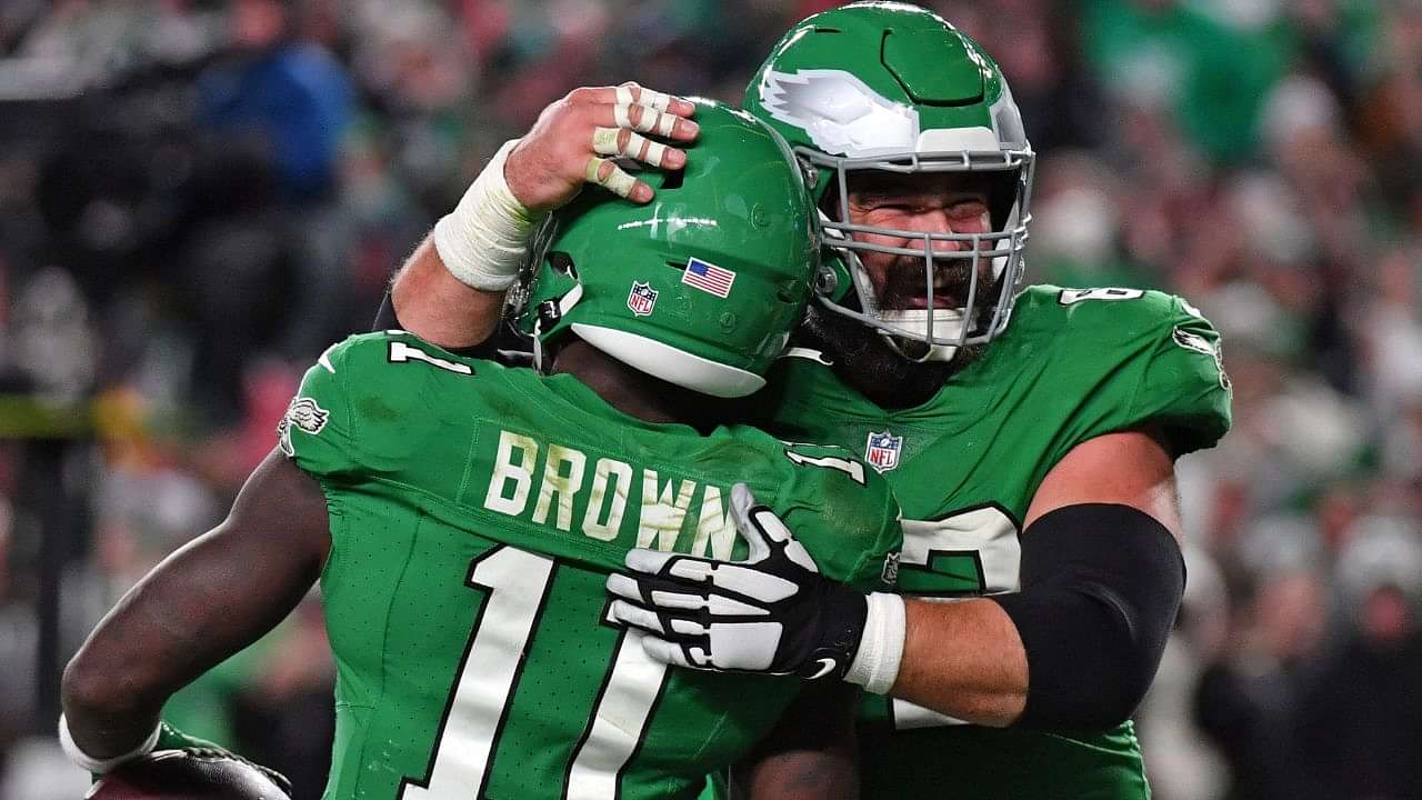 Good Advertising For Aj Brown Jason Kelce Reflects On His Daughters