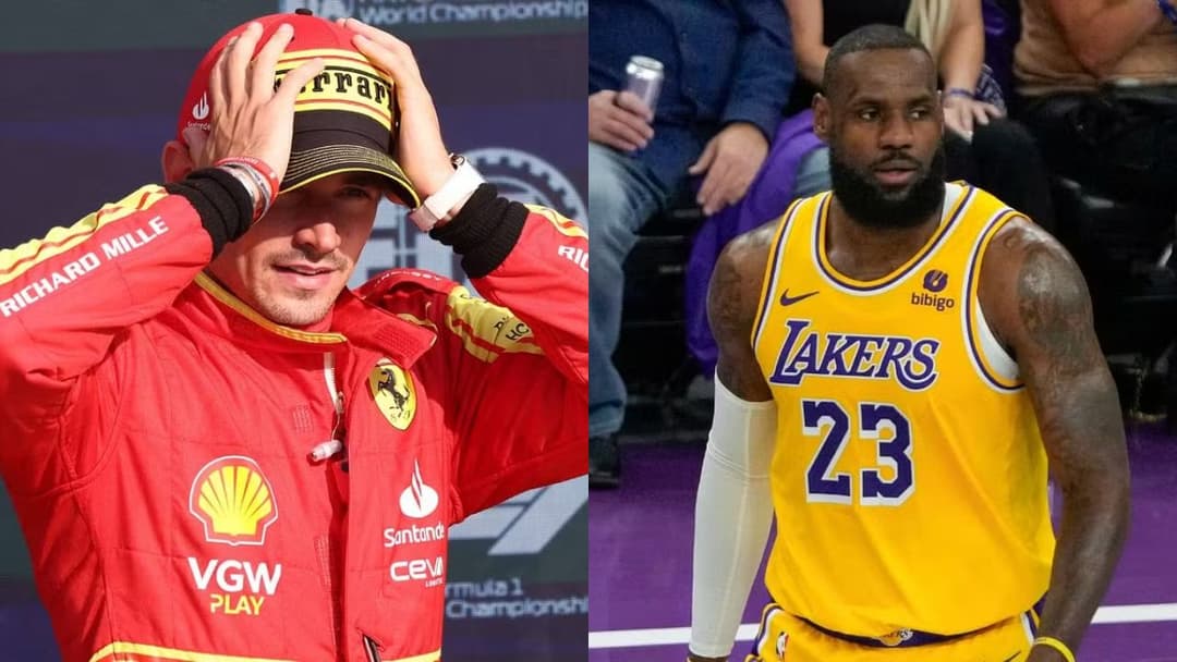 Ferrari F1 Star Charles Leclerc Caught In An Awkward Moment With LeBron ...