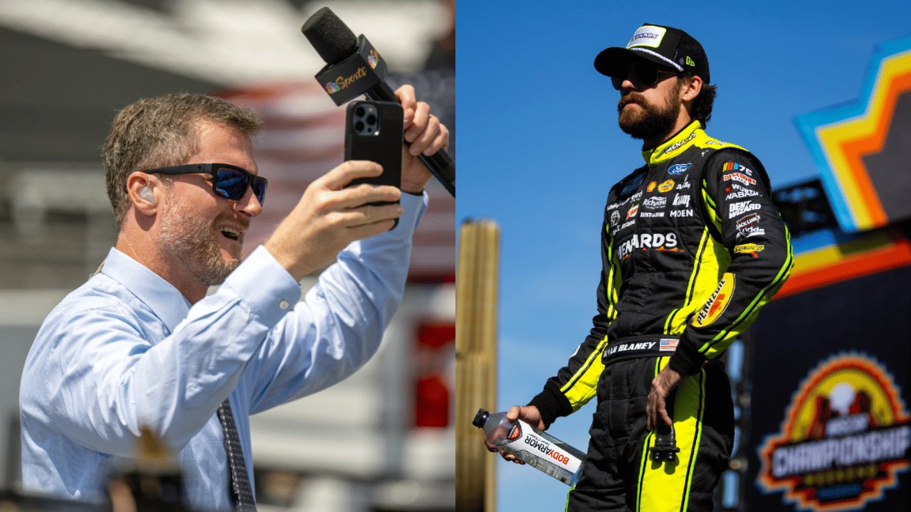 “Not a Terrible Thing”: Dale Earnhardt Jr. Defends “Short-Fused” Ryan Blaney’s Hand-Gestures ...
