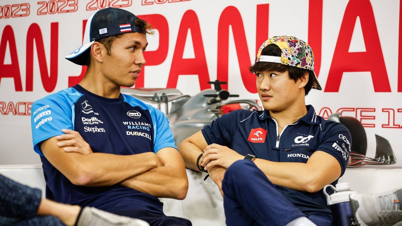 Yuki Tsunoda and Alex Albon Indulge Themselves in Game of Poker Over ...