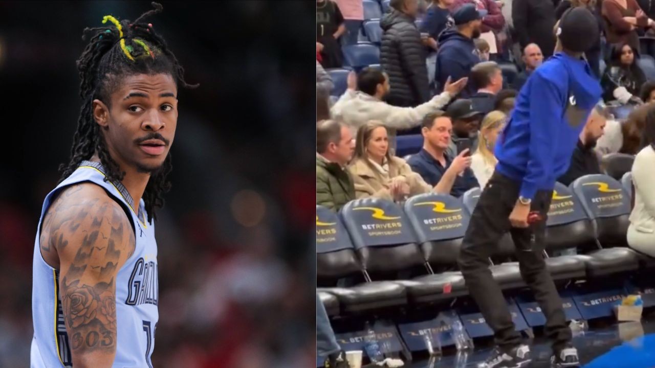 WATCH: Ja Morant's Father Tee Morant Shows Off His Moves at Pelicans ...