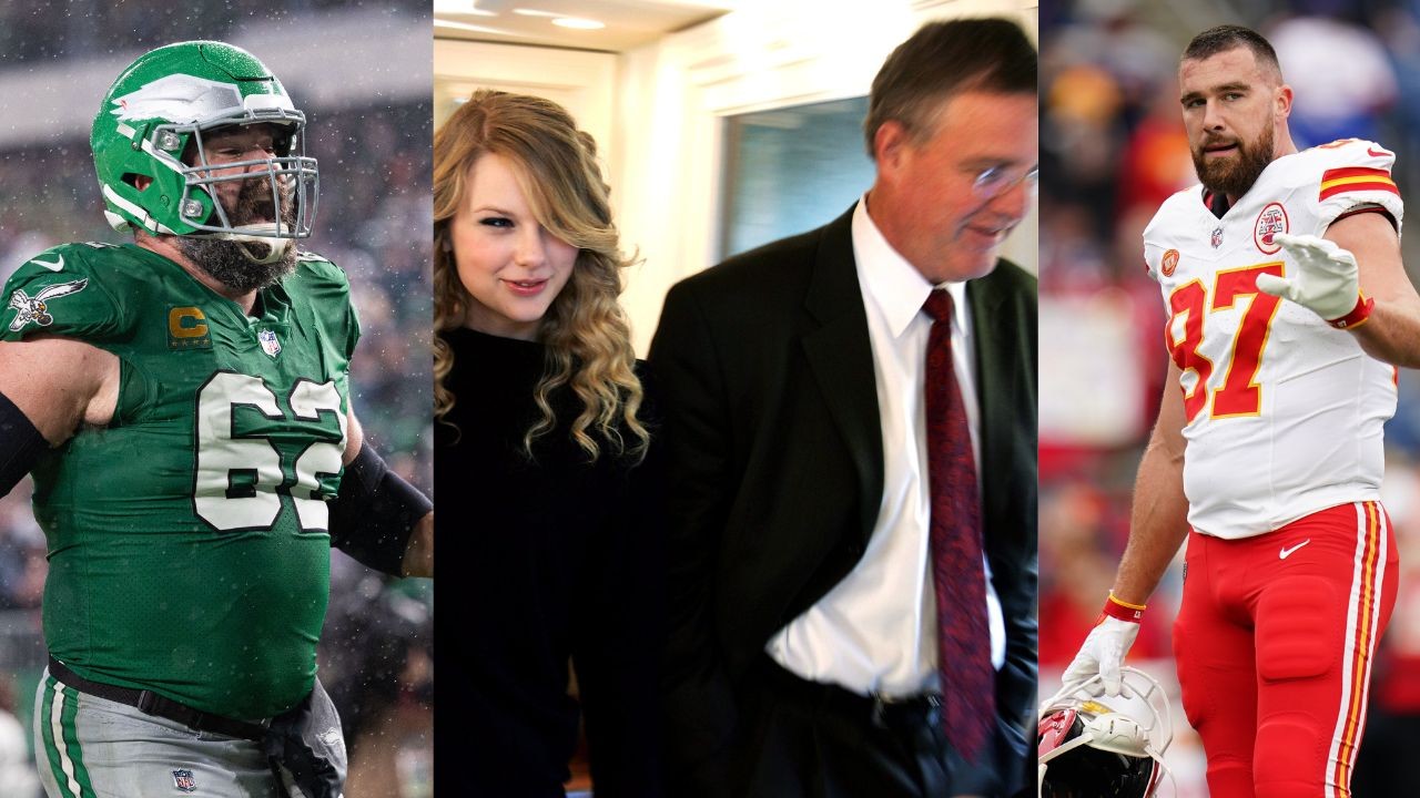 Travis Kelce Successfully Converts Taylor Swift's Eagles Fan Dad Into a Chiefs Lover & Jason ...