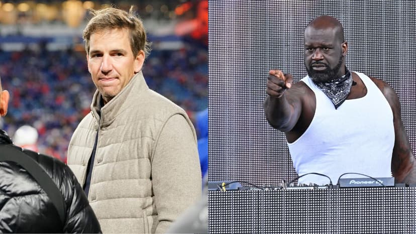Following in the Footsteps of Shaquille O'Neal, Eli Manning Once ...