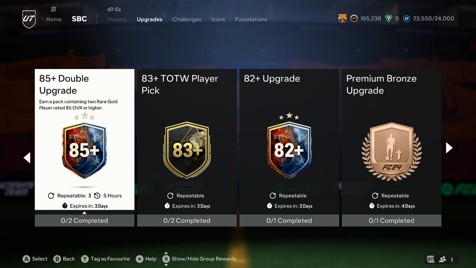 EA FC 24 85+ Double Upgrade SBC: How to Complete This Challenge in ...