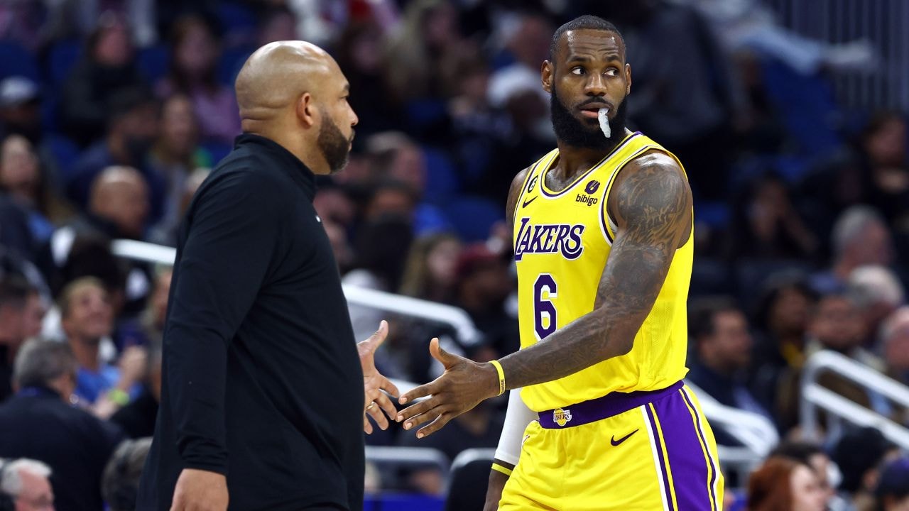 "LeBron James Does NOT Like Darvin Ham": Footage of Lakers Superstar ...