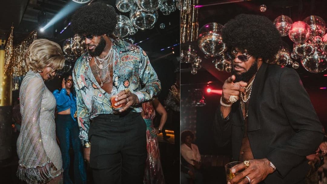 "Living Life to the Fullest": LeBron James Shares a Rare Sneak Peak from a Disco Themed 39th ...
