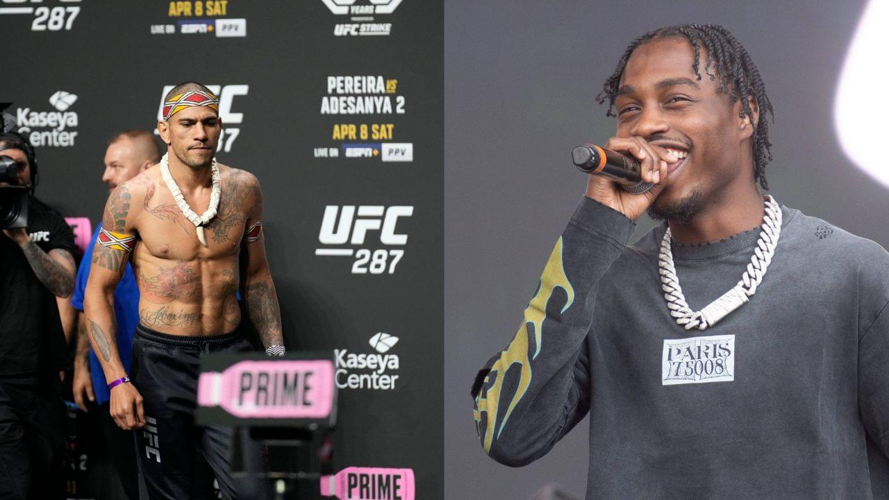 "Mimicking Jamahal Hill”: Alex Pereira Training with Rapper Lil Tjay ...