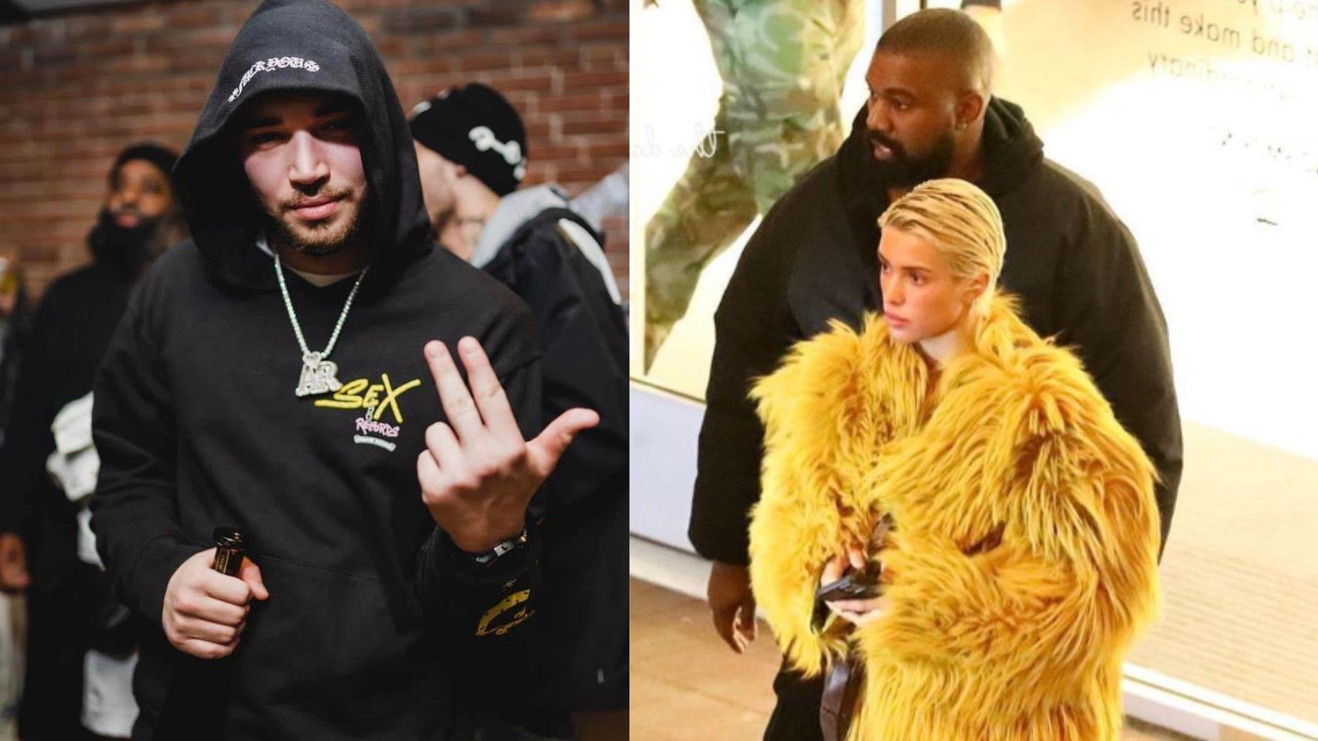 Adin Ross Kanye West: Adin Apologizes to Kanye’s Wife Bianca Censori, Claims He Would Love to ...