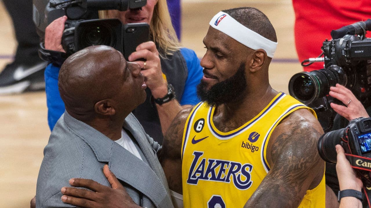 Magic Johnson Reminisces 40-Year-Old Event While Celebrating LeBron ...