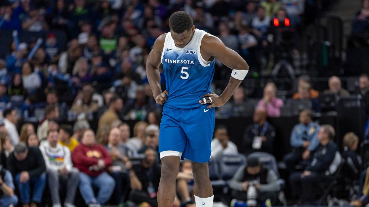 Dealing with a Left Middle Finger Injury, Anthony Edwards’ Availability ...