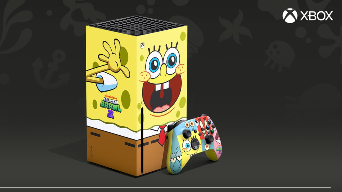 Xbox Reveals Their New SpongeBob SquarePants-Themed Series X Console ...