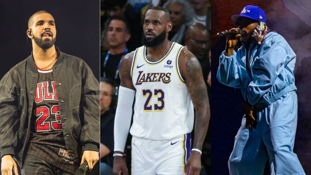 "LeBron Doesn't F*** With Drake Anymore": James Rapping Kendrick Lamar ...