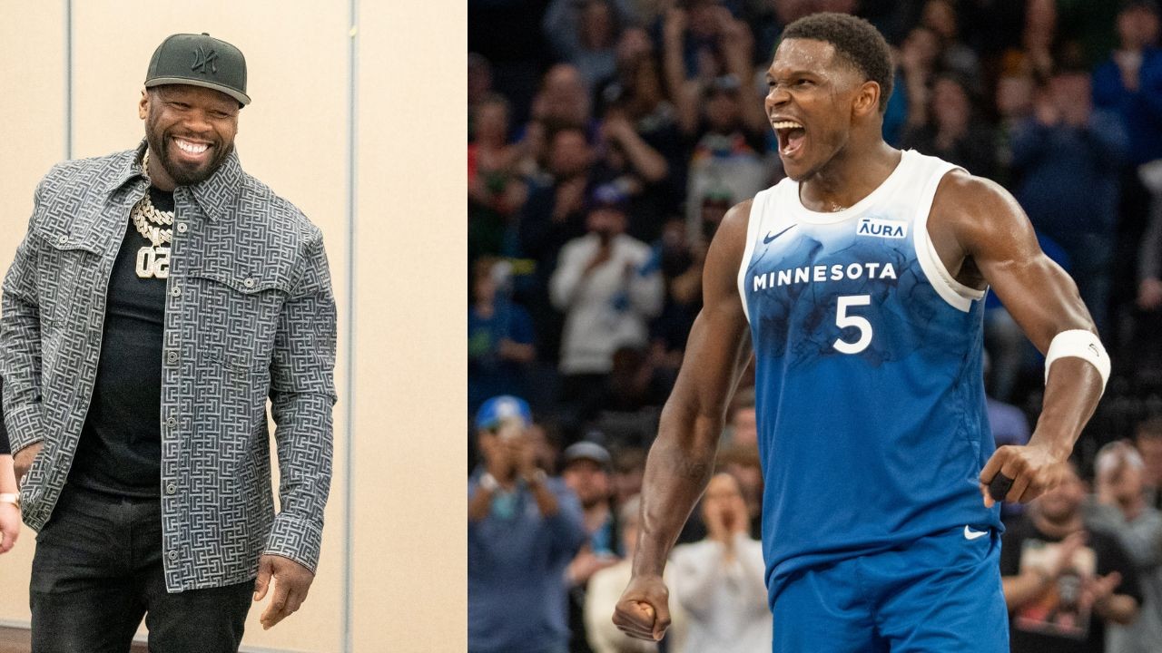 "You Funny As Hell Too": Anthony Edwards Shows 50 Cent Love After His ...