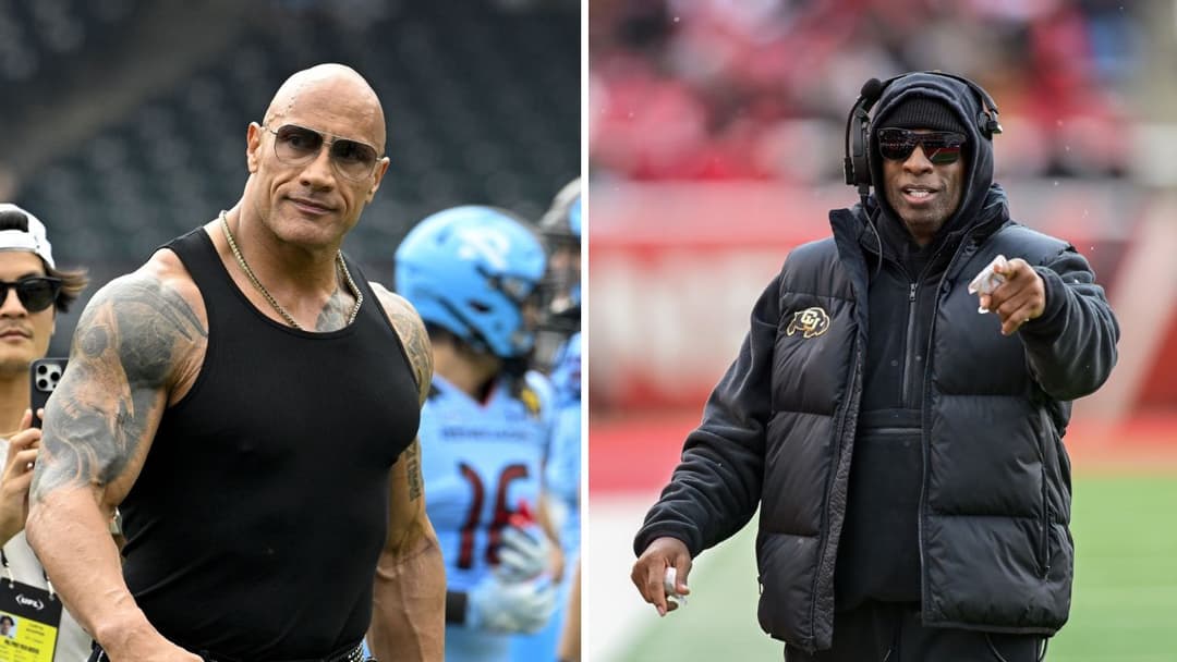 Dwayne ‘The Rock’ Johnson Quotes Friend Deion Sanders Upon Kickstarting ...