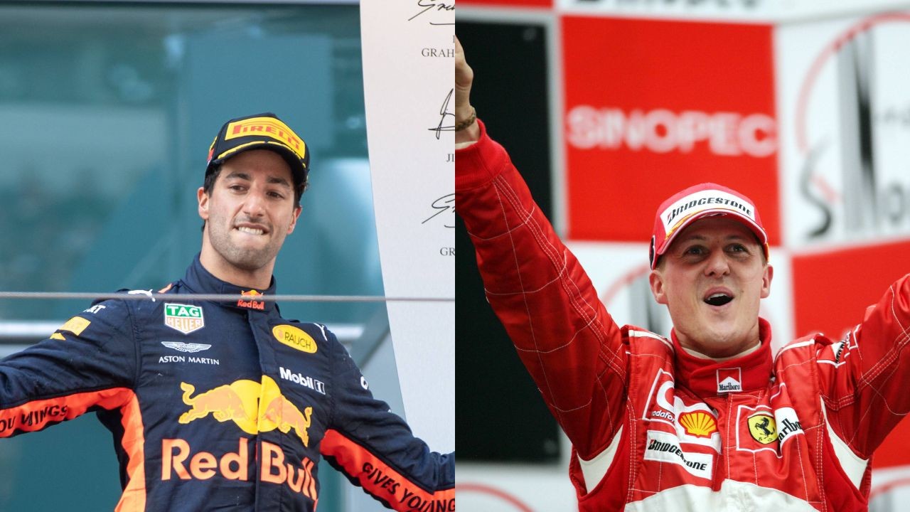 When Daniel Ricciardo Equalled an Extraordinary Record With Michael Schumacher at the 2018 ...