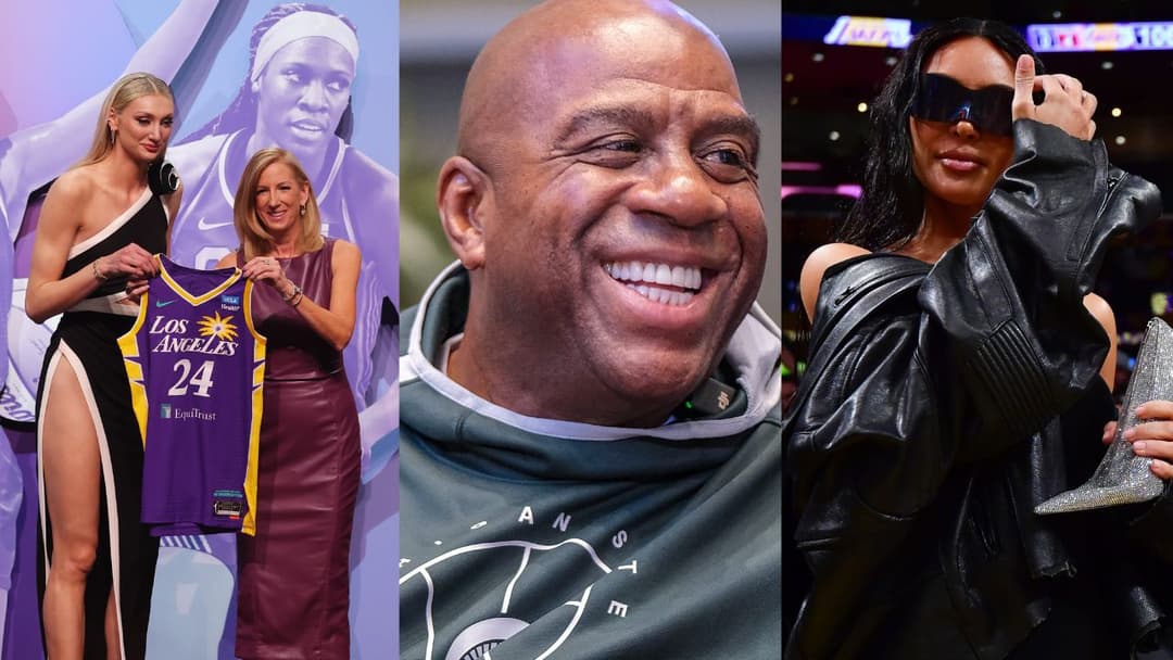 Magic Johnson, Kim Kardashian in Attendance as Cameron Brink Made WNBA ...