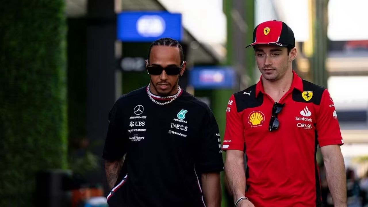 Lewis Hamilton Shared His Music With Charles Leclerc in Australia as ...
