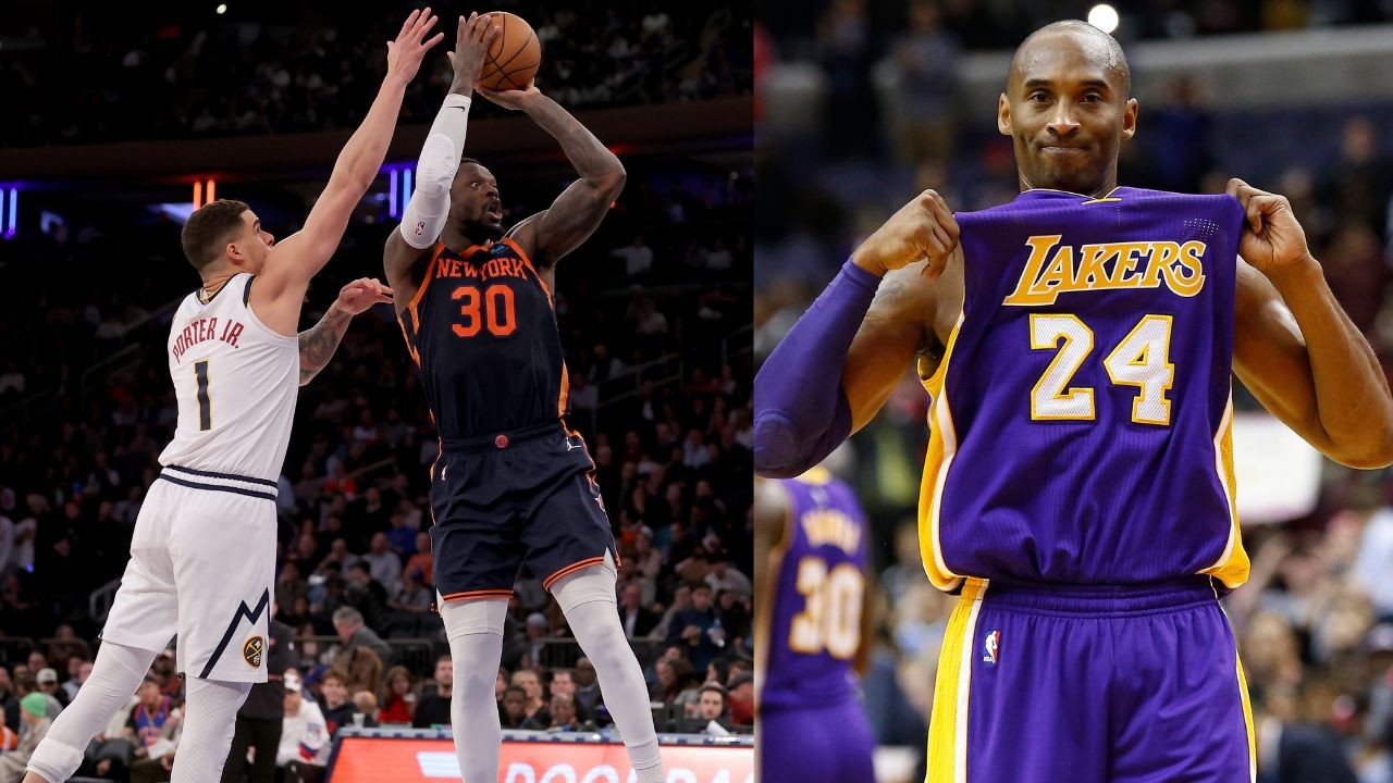 Julius Randle's Son Kyden Questions His Father On No 8 Or No 24 Kobe ...