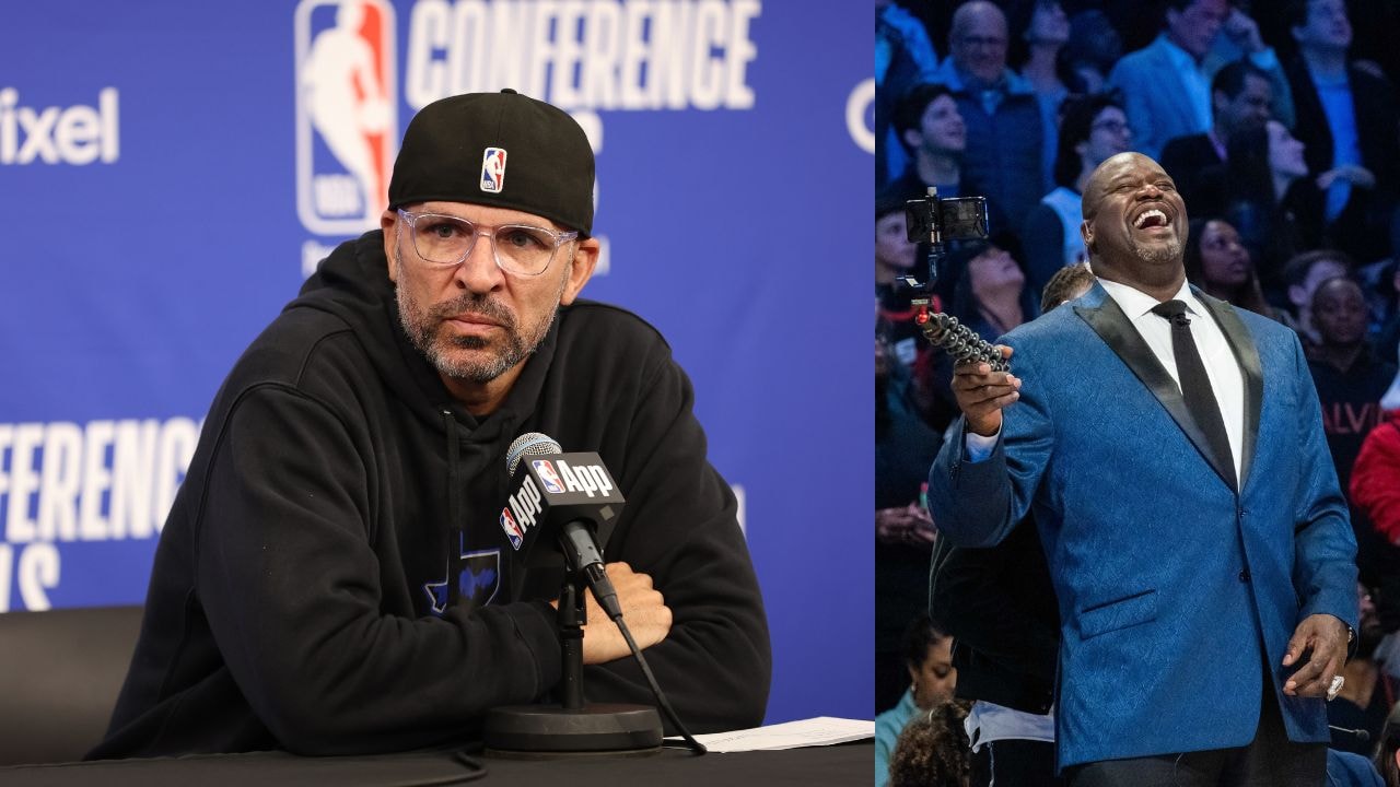 Shaquille O'Neal Digs Up Jason Kidd's Drink Spilling Strategy From 2013 ...