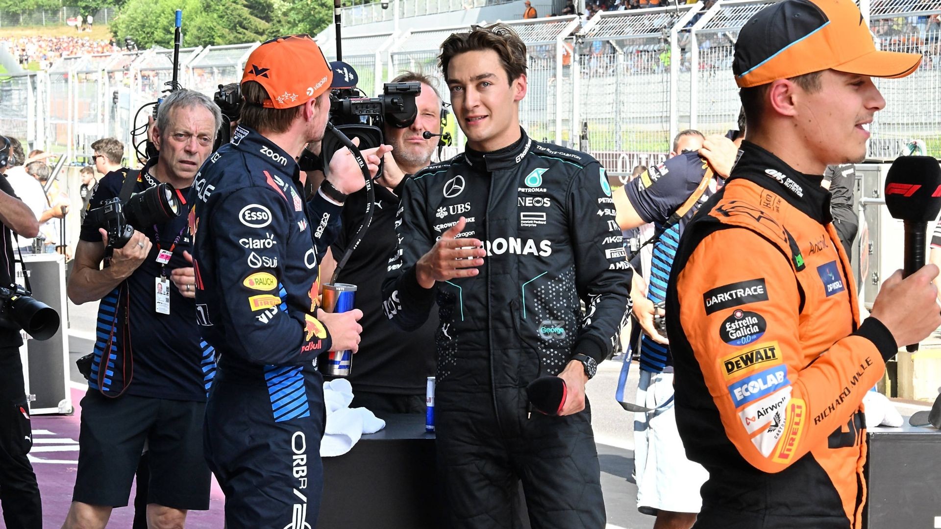George Russell Gives His Verdict on the Max Verstappen-Lando Norris Austrian GP Incident - The ...