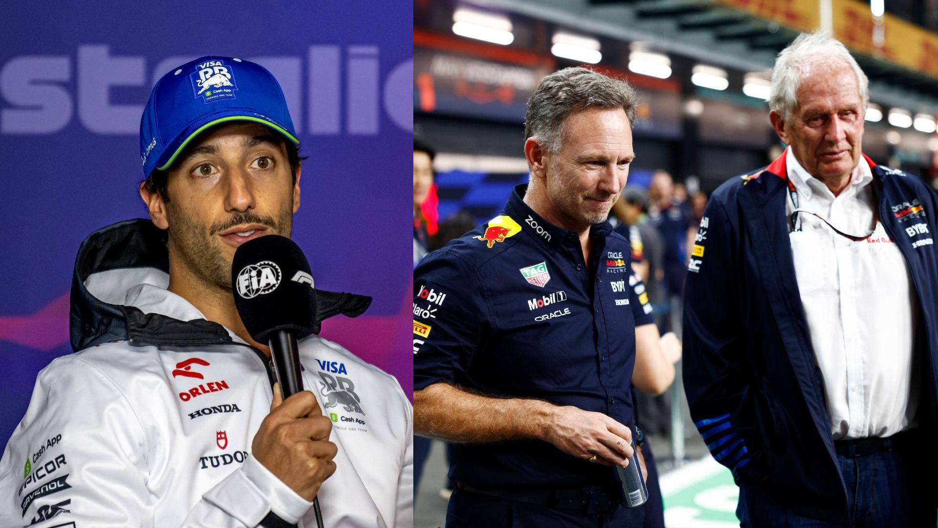 Daniel Ricciardo Becomes New Tipping Point in Rumored Feud Between Christian Horner and Helmut ...