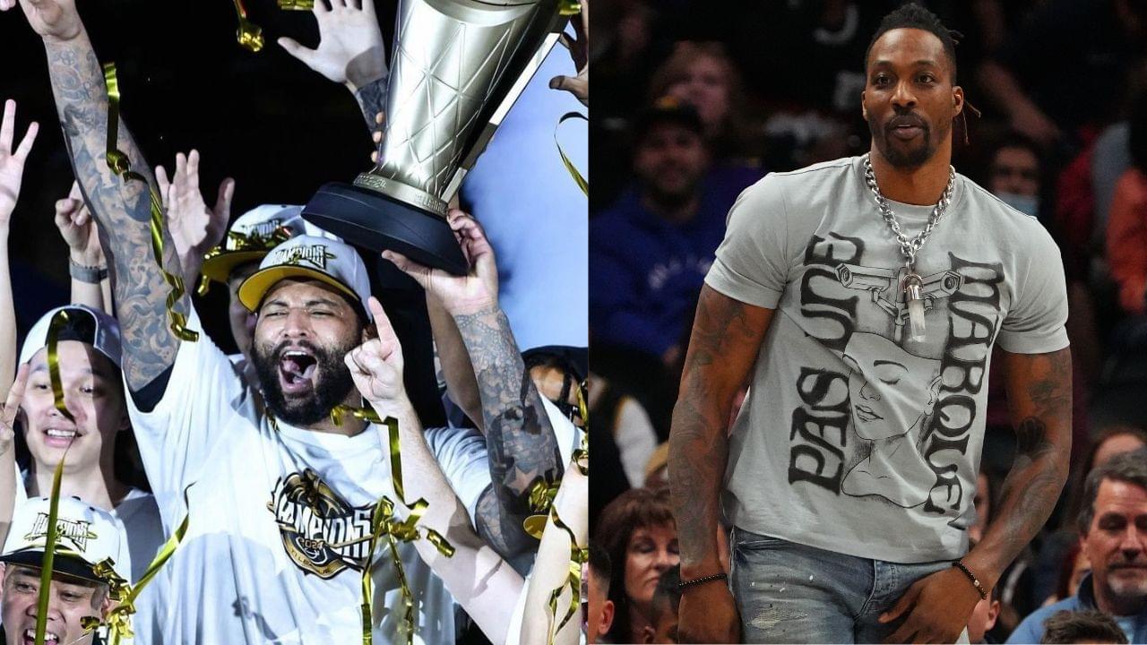 Dwight Howard Cheers on DeMarcus Cousins for Winning T1 League Championship with Taiwan Beer ...