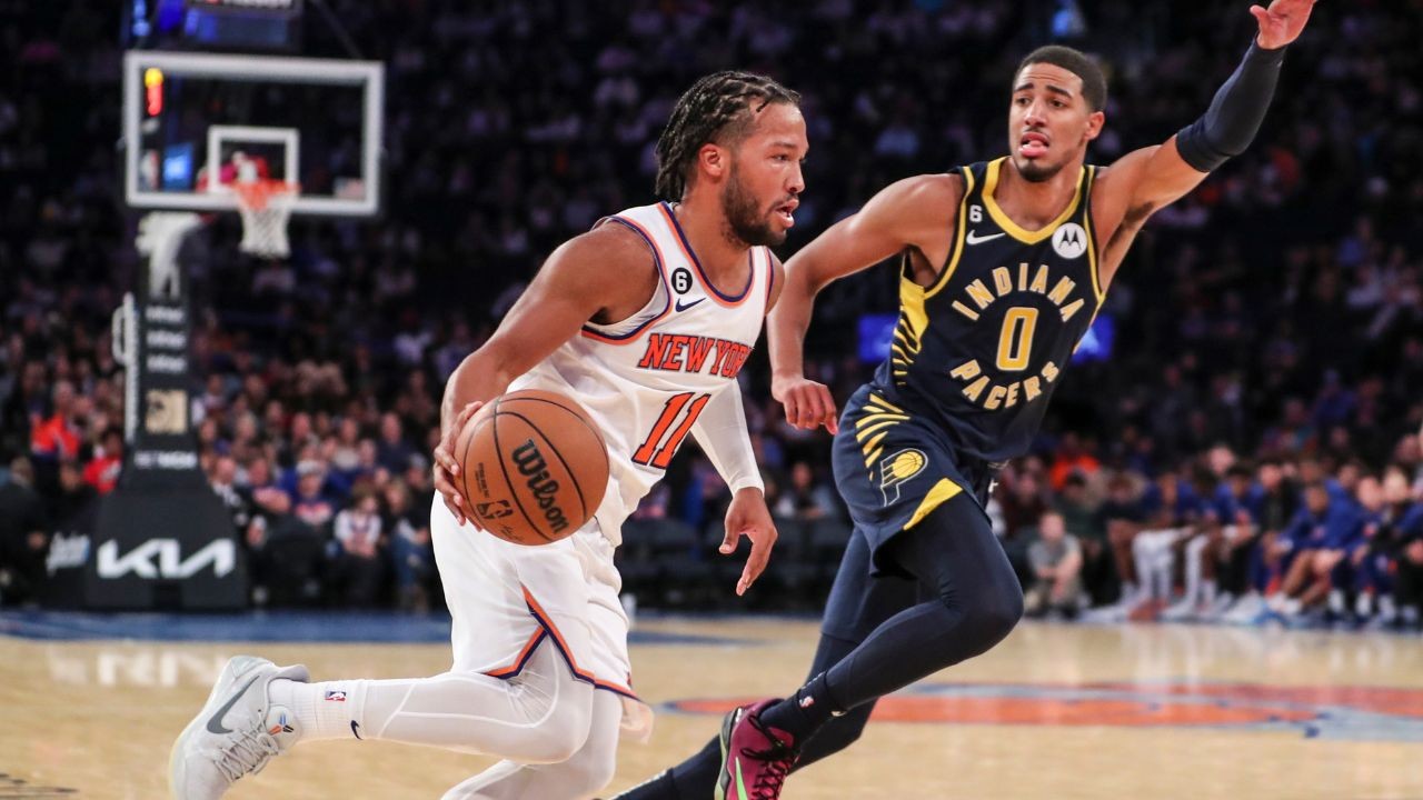Jalen Brunson Drops Major Update On His Hand Injury After Staring Tyrese Haliburton Down On WWE ...