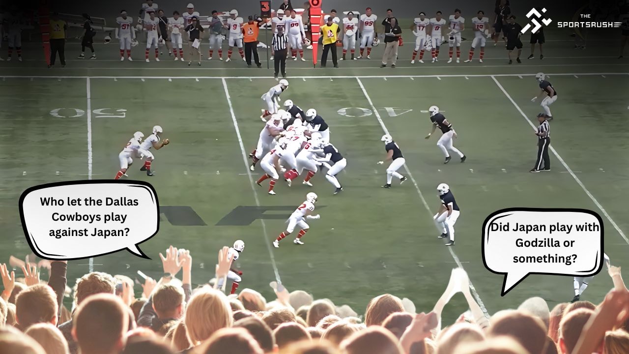 "Who Let the Dallas Cowboys Play?" Japan Thrashing USA Football Team 41 ...