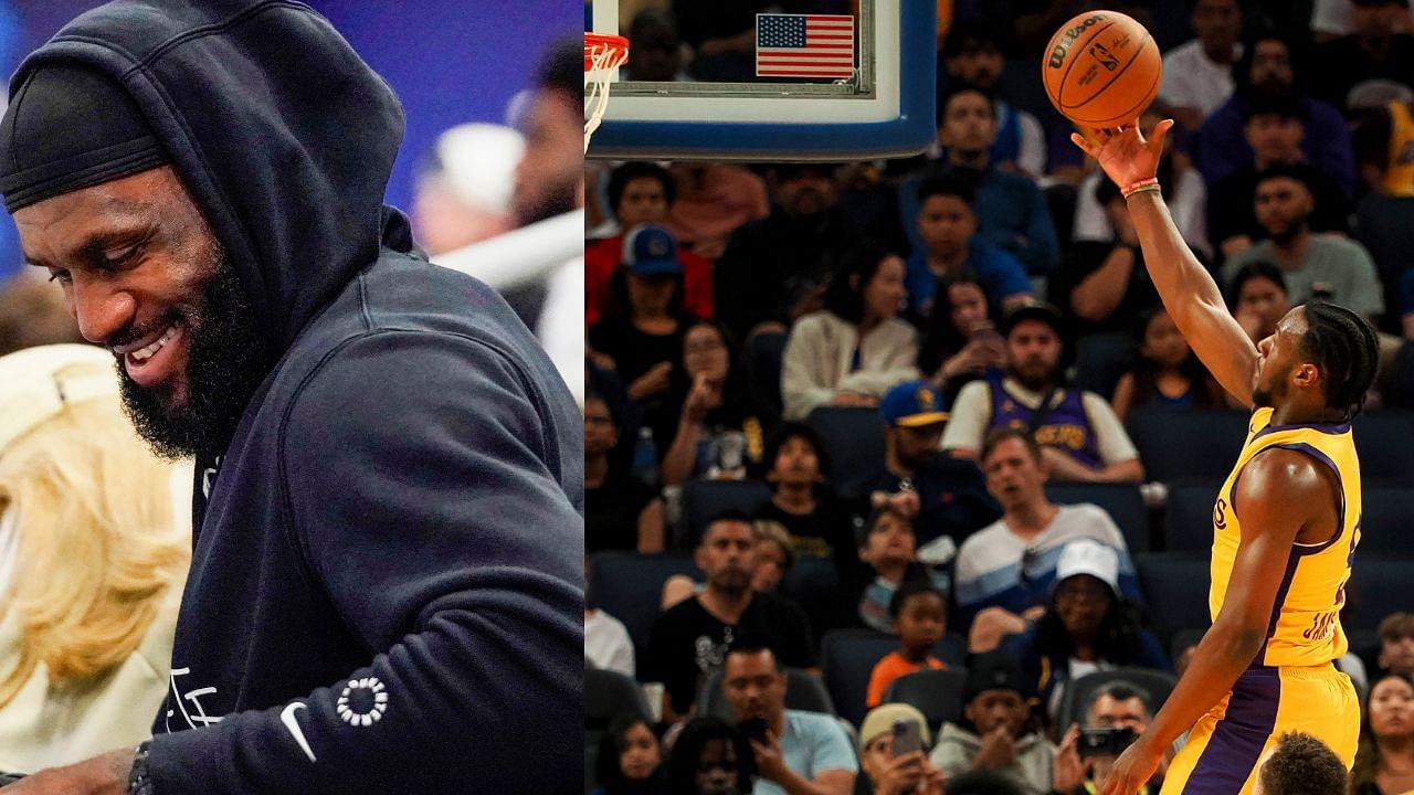 Bronnys First Summer League Bucket Has Lebron James Hyped At Team Usa