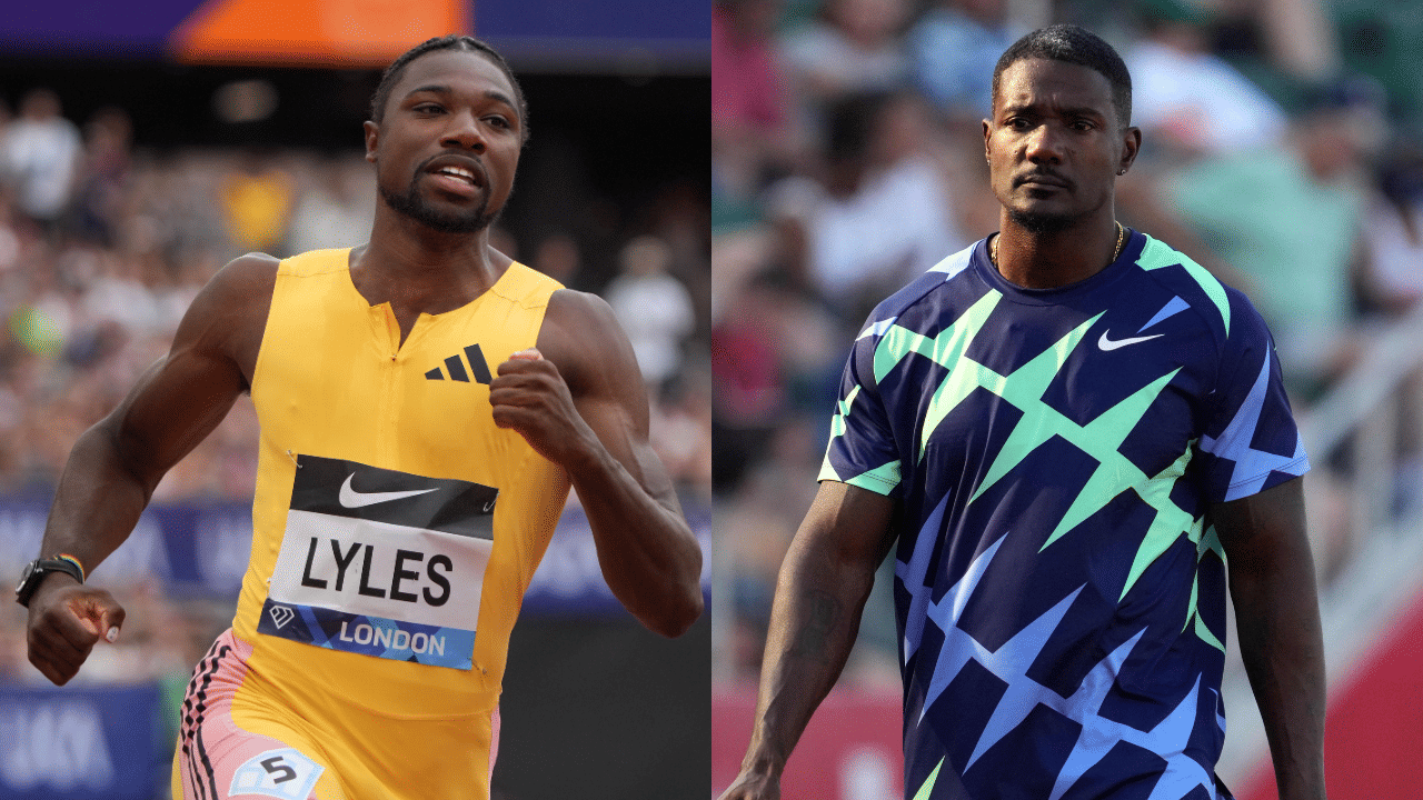 “Hats Off”: Justin Gatlin Congratulates Noah Lyles on 100M Olympic Gold ...