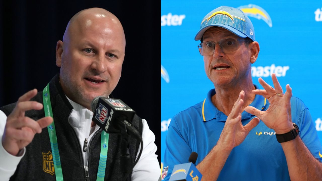 Chargers GM Recalls Jim Harbaugh ‘Recruiting’ Him for a Cut-Throat Game ...