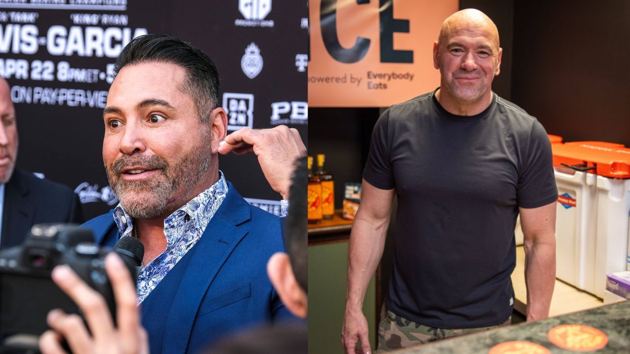 Oscar de la Hoya vs. Dana White Beef Over? Golden Boy Backs UFC 306 ...