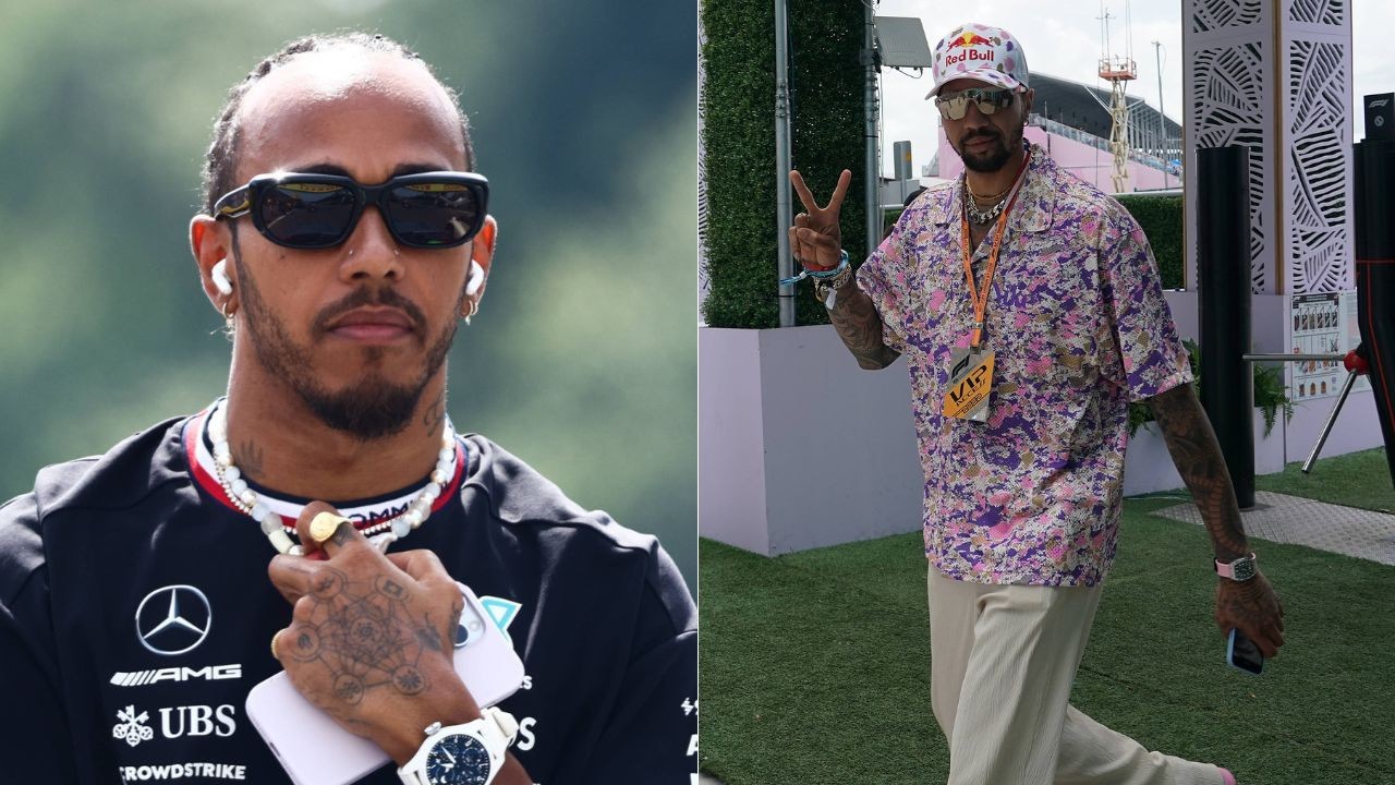 Lewis Hamilton Cheers His Friend and USA Fencer Miles Chamley-Watson at ...